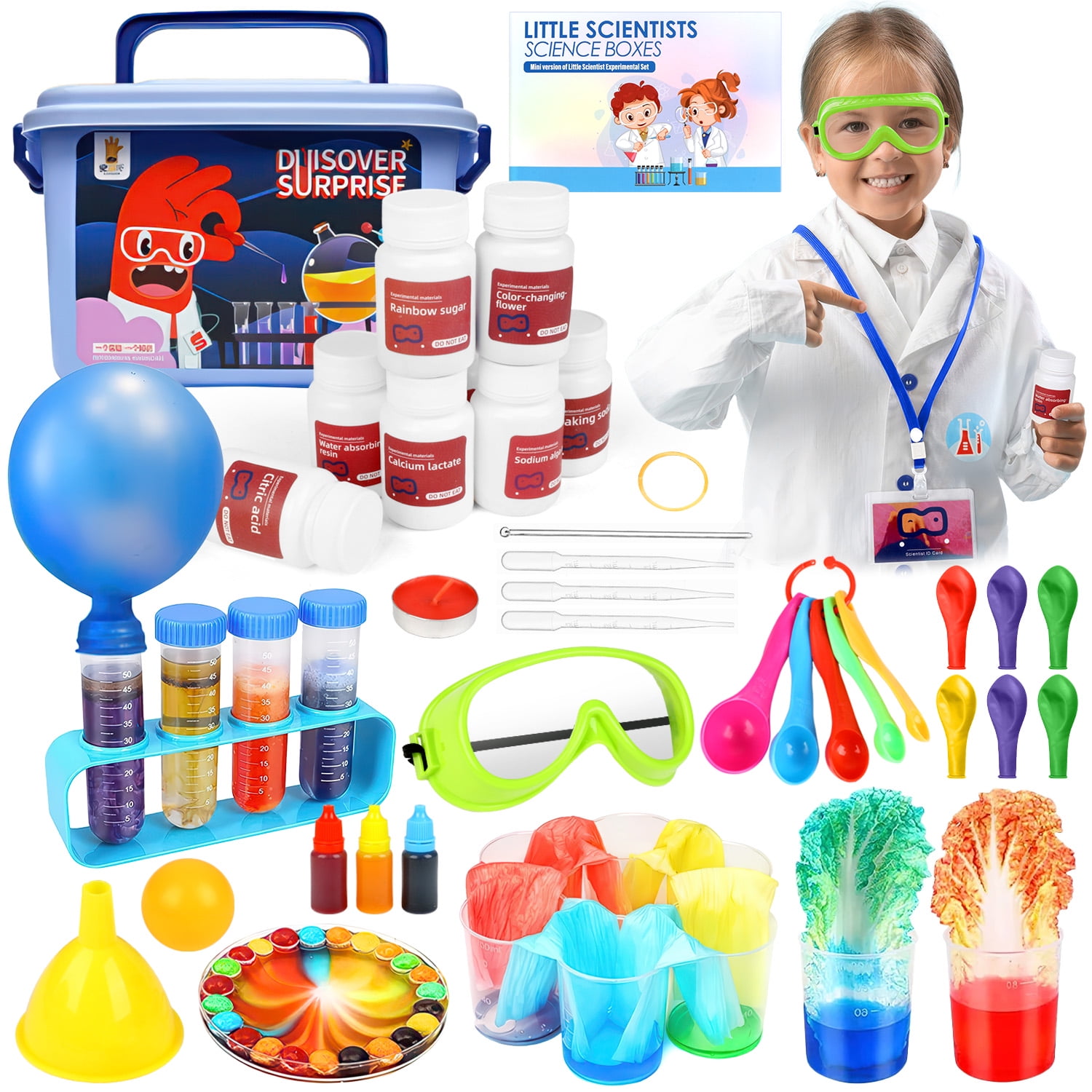 Huge Wave Science Kit for Kids Age 6-12, 120 Experiments Kit, STEM ...