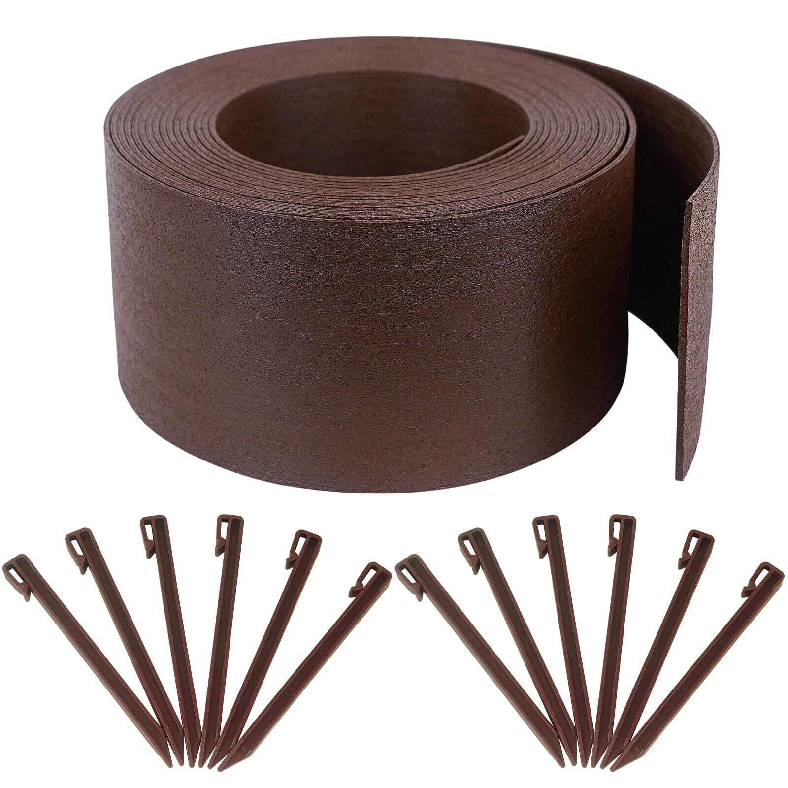 Hugeleaf Landscape Edging Coil 5 Inch High 40 Feet Length Terrace Board ...