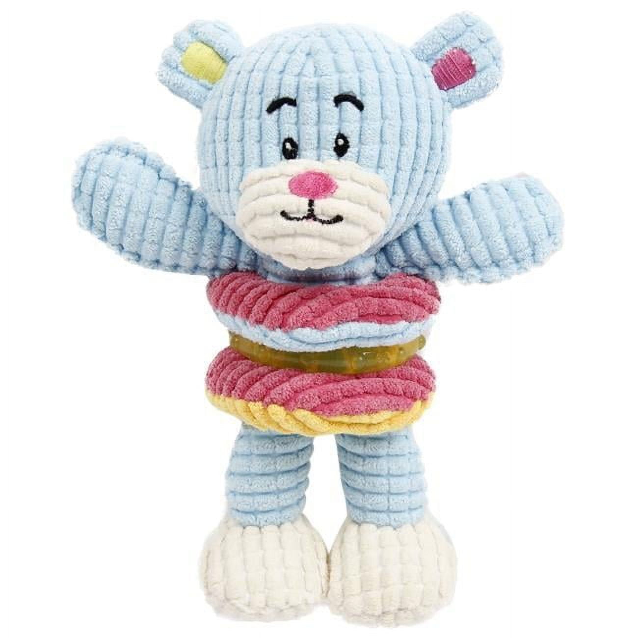 Hugga-Bear Plush Squeaking & Rubber Teething Newborn Puppy Dog Toy ...