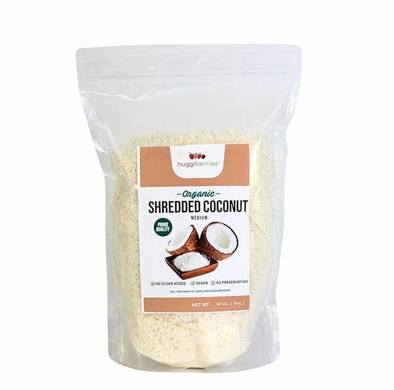 Huggiberries Organic Medium Shredded Coconut 28 oz - Premium ...