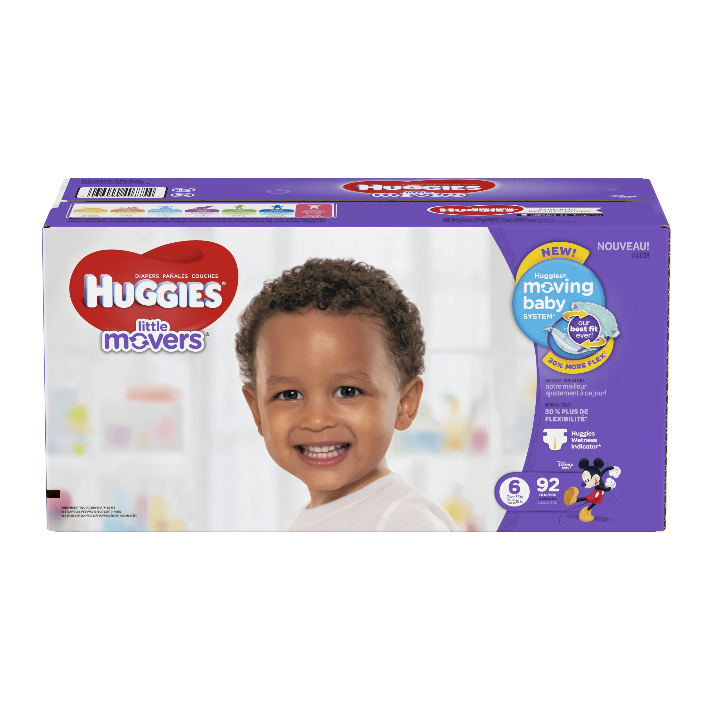 Huggies Hug Lm Mc Sz6 92ct - Walmart.com