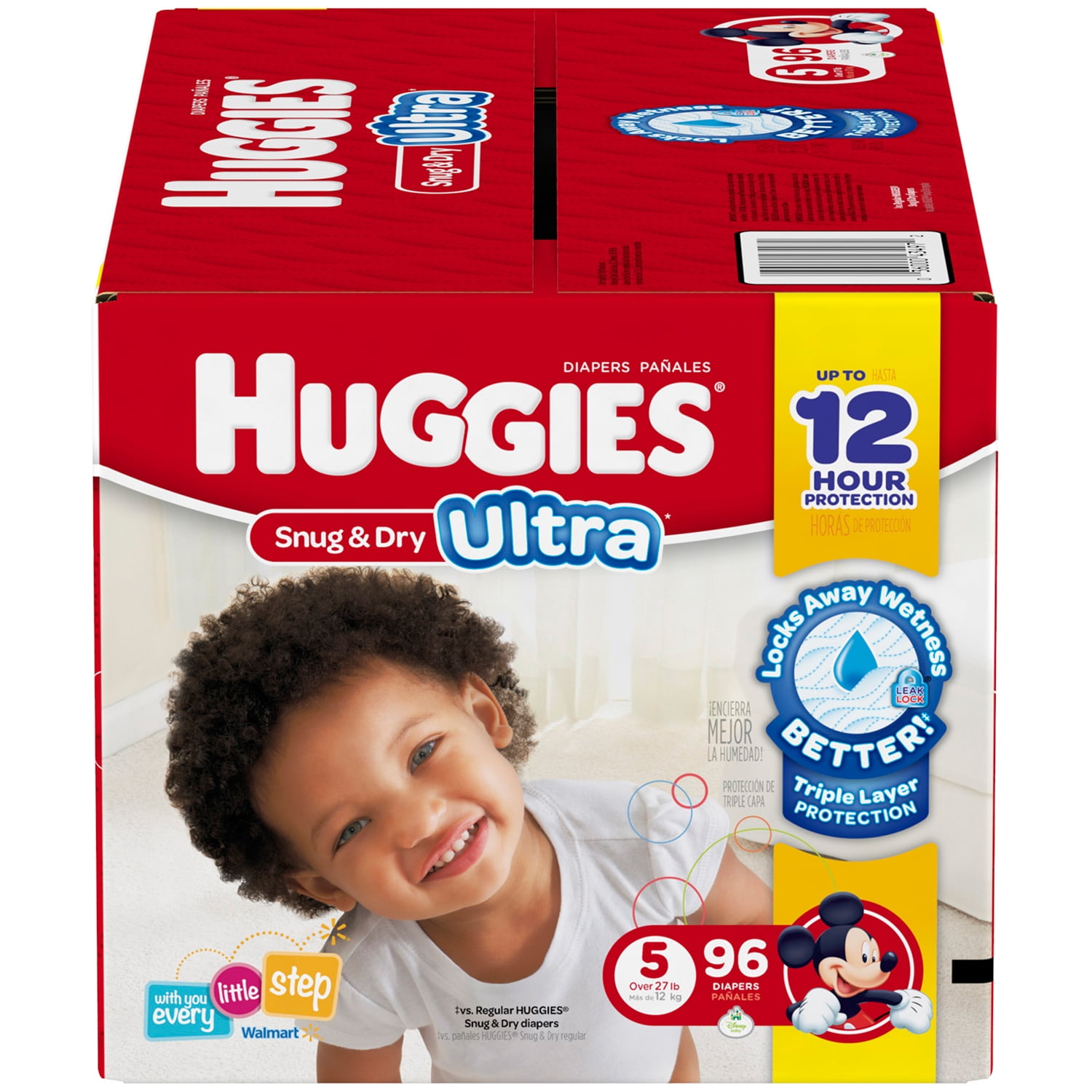 Huggies Hug Snd Sp Sz5 96 Diaper - Walmart.com