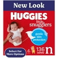 Huggies Little Snugglers Baby Diapers, Size Newborn (up to 10 lbs), 136 Ct (Select for More ...
