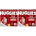 Huggies Little Snugglers Baby Diapers, Size Newborn (up to 10 lbs), 31 Ct, Newborn Diapers (Pack ...