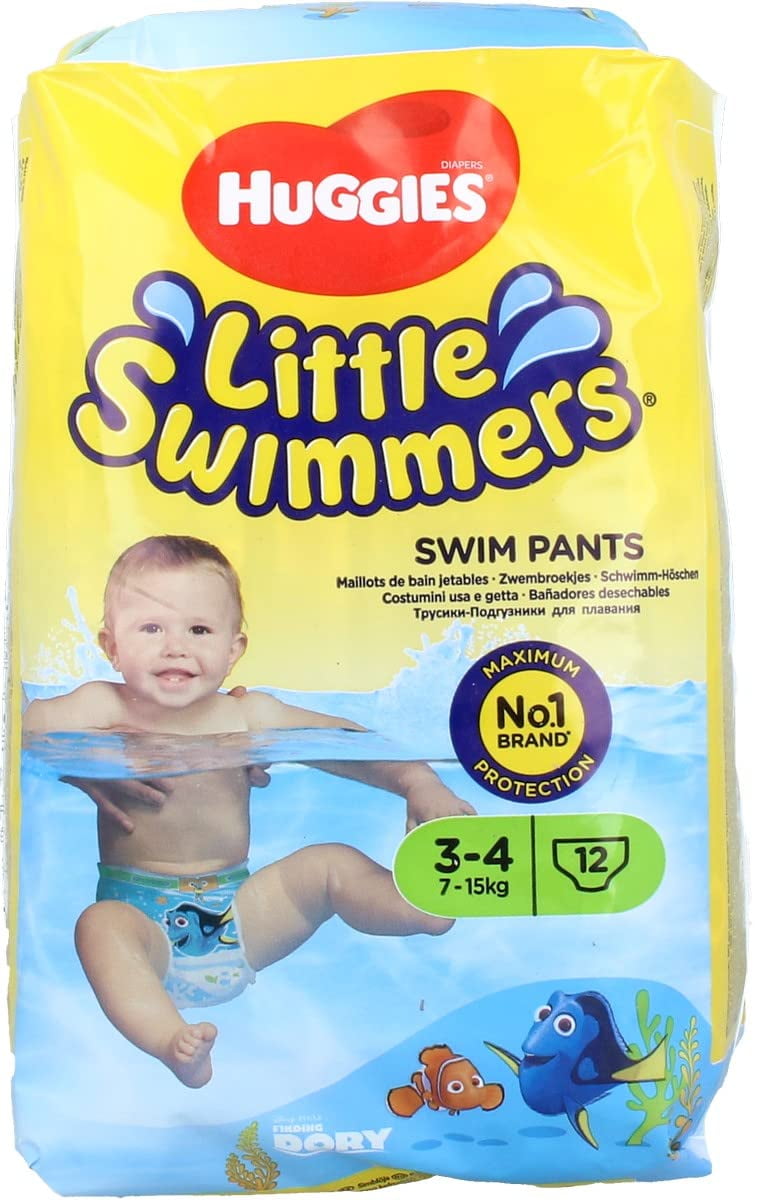 Huggies Little Swimmers Disposable Swim Diapers, Small, 12-Count - Pink ...