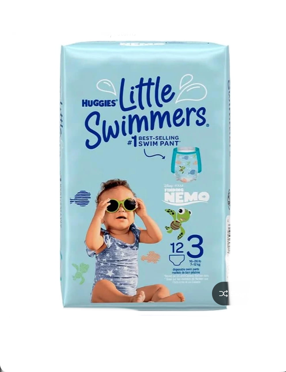 Huggies Little Swimmers Disposable Swim Diapers, Swimpants, TWO PACK ...