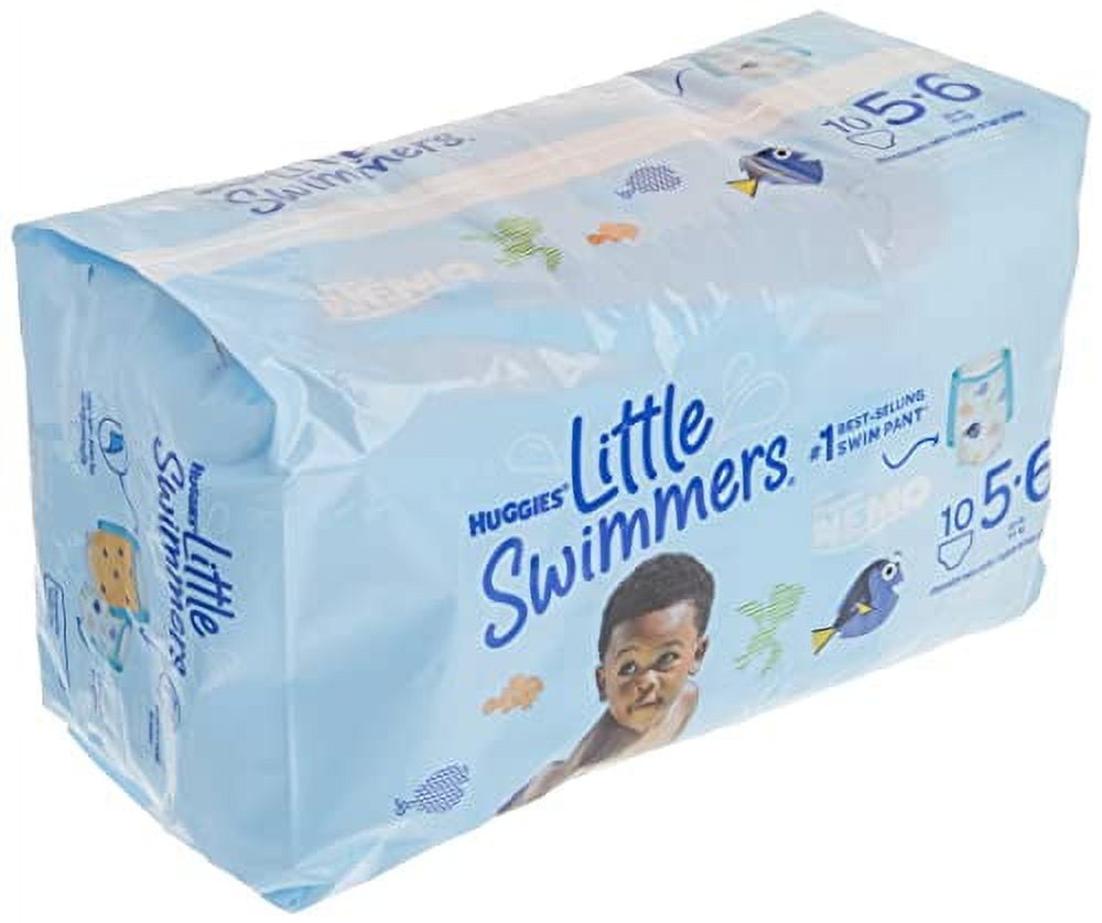 Huggies Little Swimmers Disposable Swimpants Large 32+ LB 10 Each (Pack ...