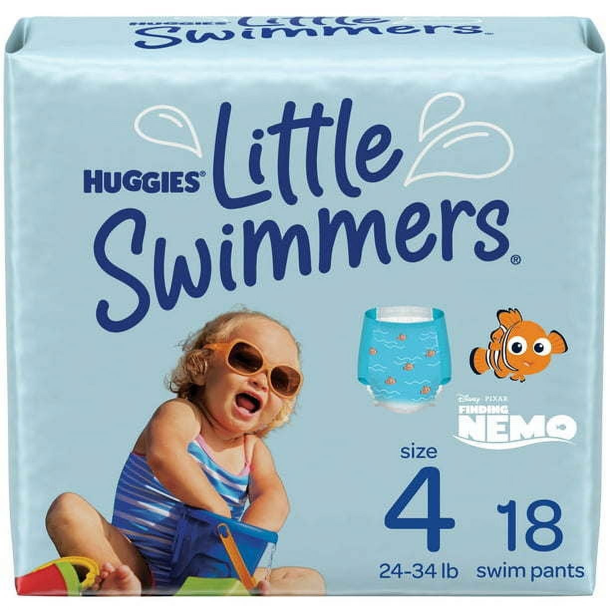 Huggies Little Swimmers Disposable Swim Pants for Infants, Babies, and ...