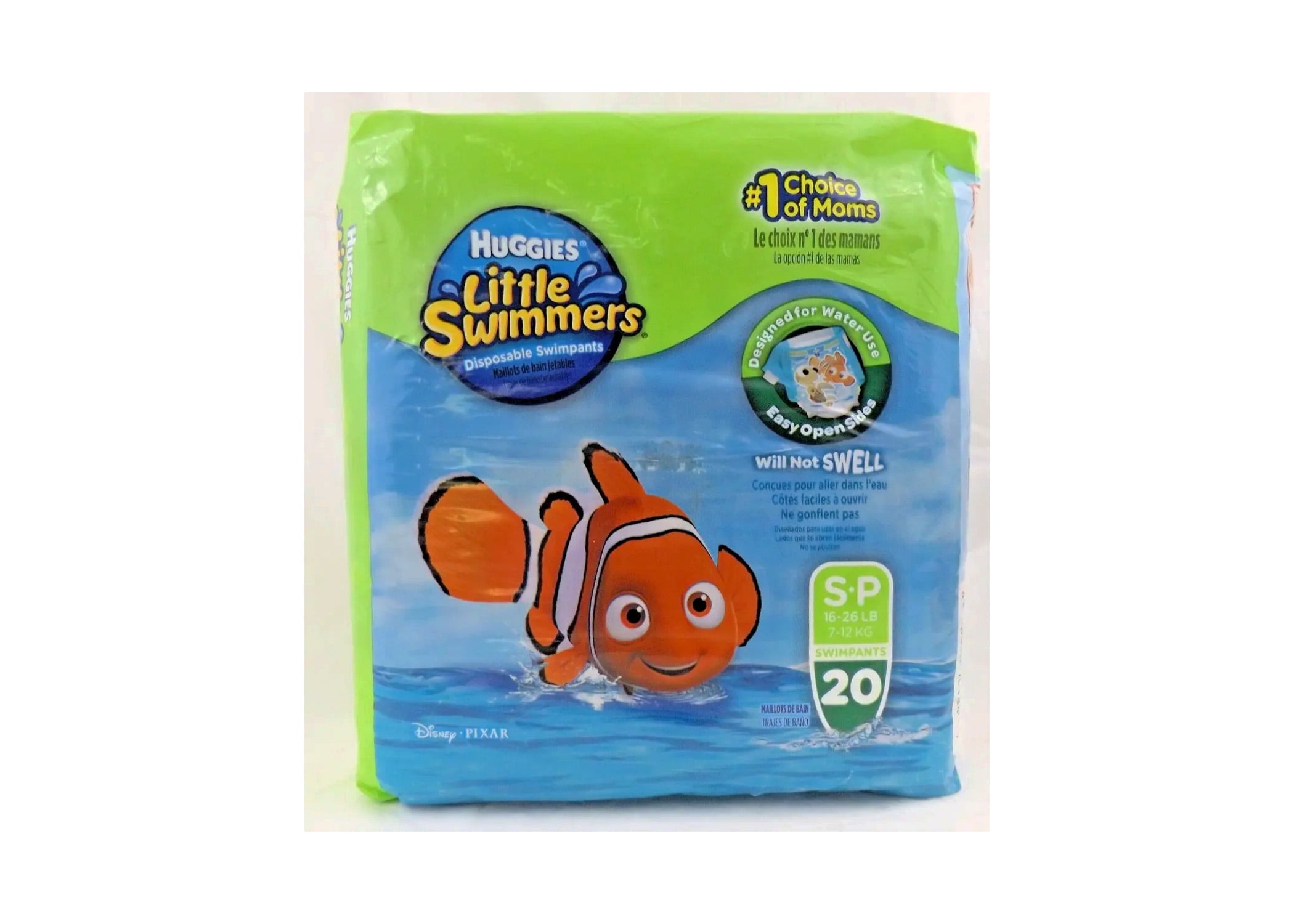 Huggies Little Swimmers Swimpants Diapers Size Small 20 Count Nemo ...