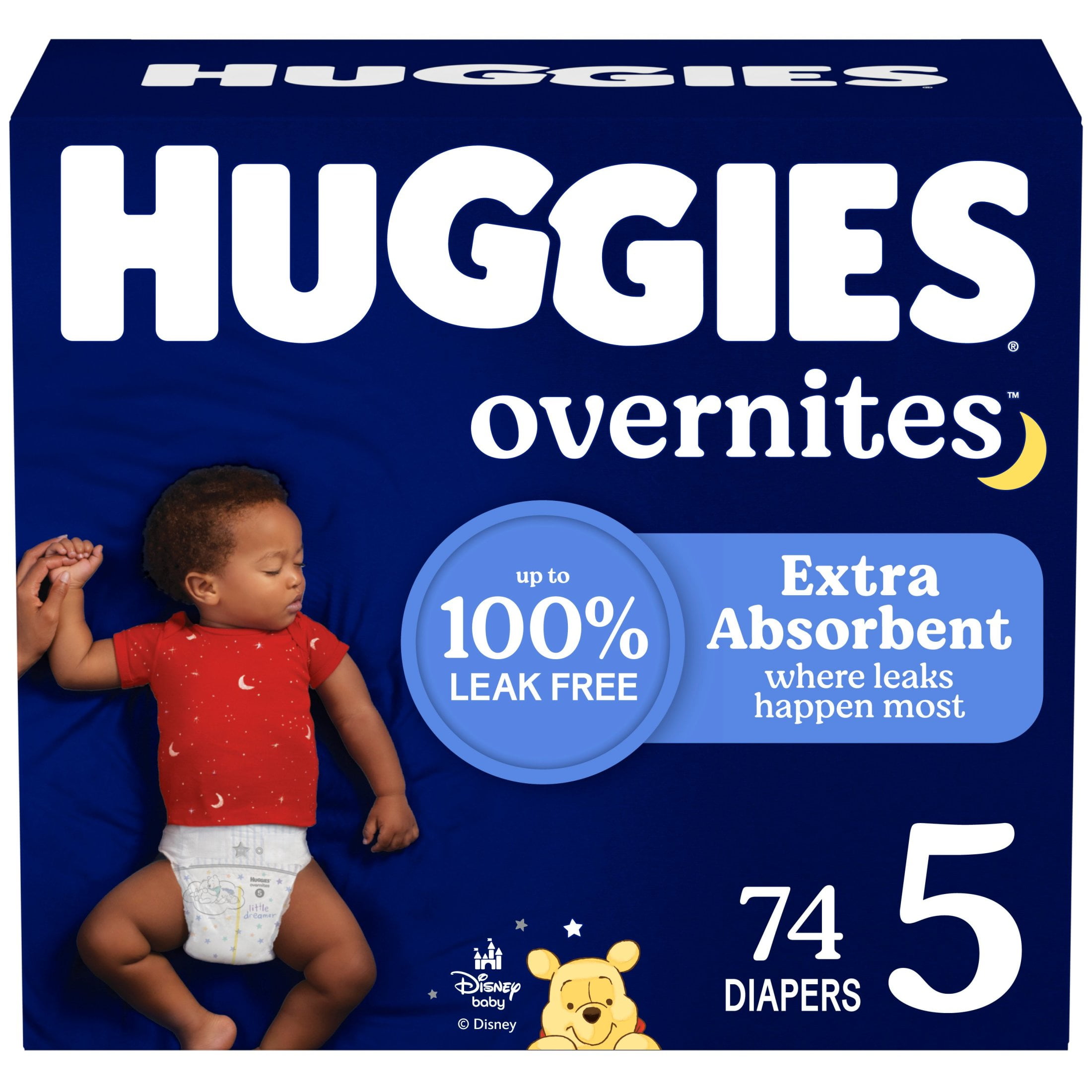 Free Shipping! Nighttime Diapers, Size 5, 74 Ct (Select for More Options) - Walmart Business ...