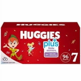 Huggies Plus Diapers Sizes 7, (96 Count) - Walmart.com