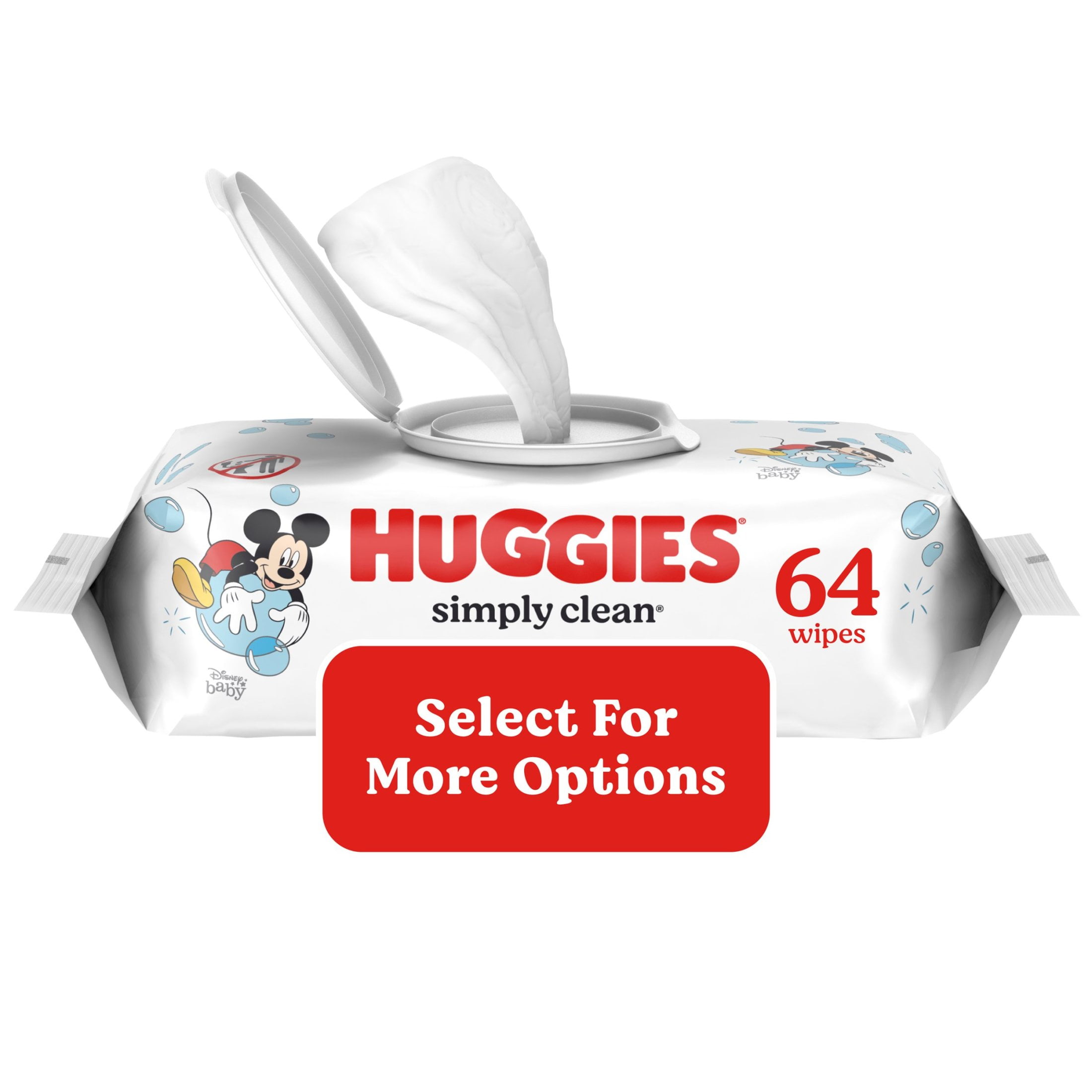 Huggies Simply Clean Unscented Baby Wipes, 1 Pack, 64 Total Ct (Select ...