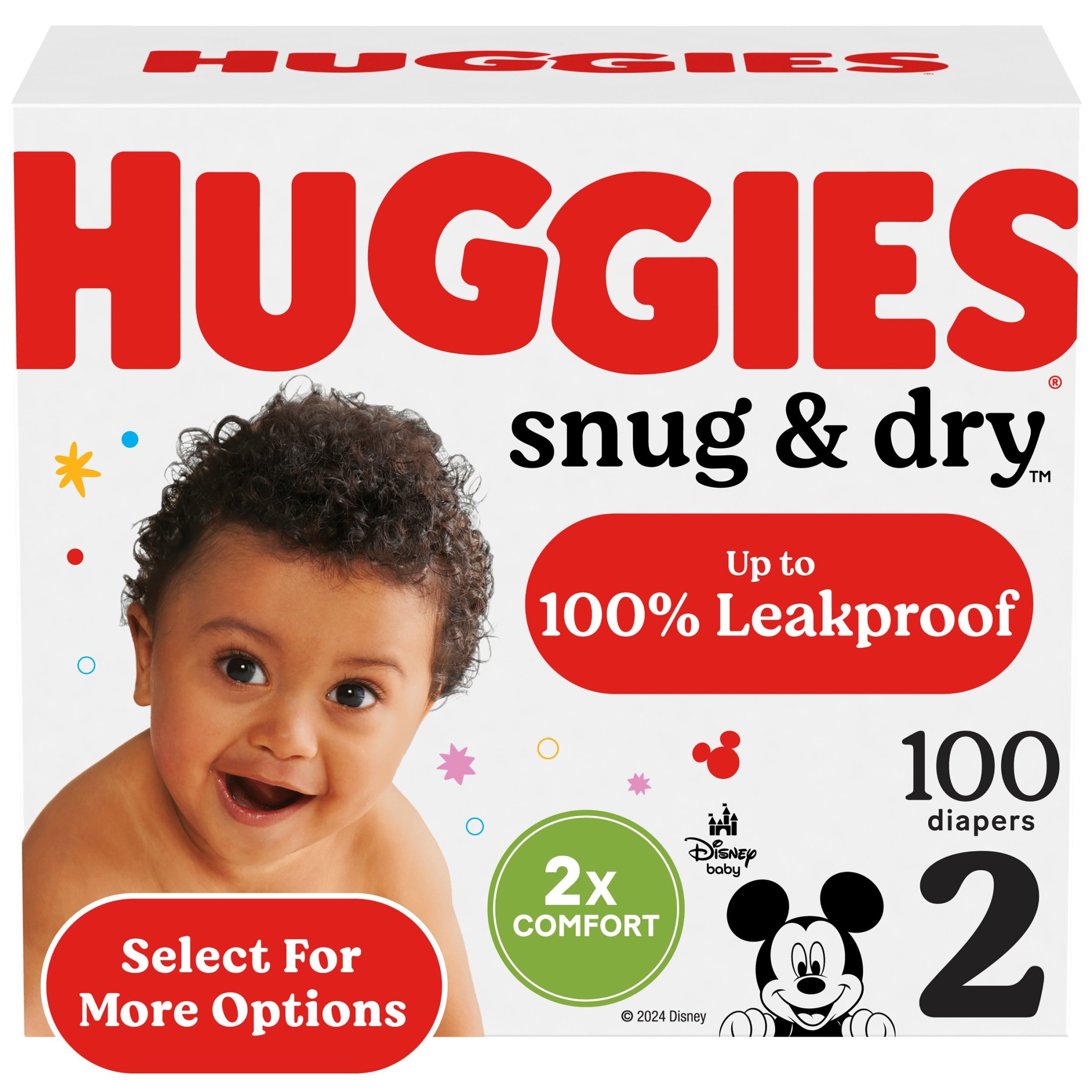 Pampers Baby-Dry Diapers Size 2 222 Count - Walmart.com