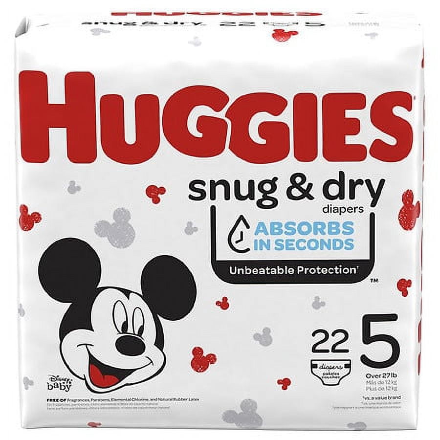 Huggies Snug & Dry Diapers, Size 5, 22 Ct | CVS (Pack of 32) - Walmart.com