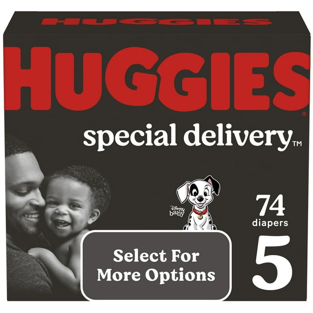 Huggies Special Delivery Size 5 Diapers, 74 Ct - Softest ...