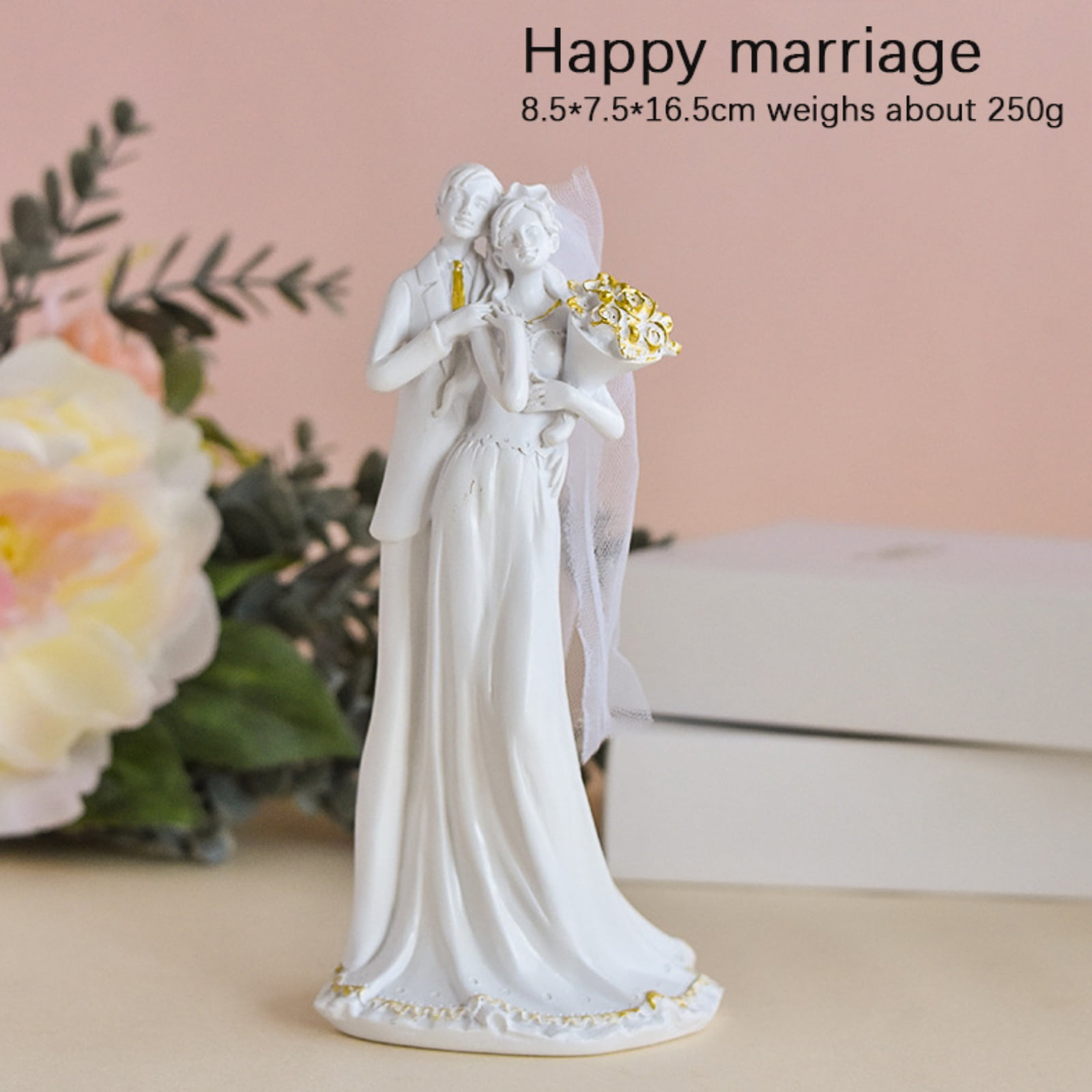 Hugging Couple Statues Lovers Kissing True Love Sculpture for Home ...