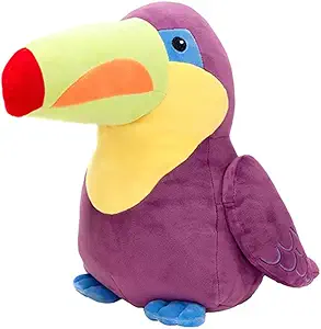 Huggy Huggables 12-inch Toucan Plush Toy – Soft & Cuddly Stuffed Animal ...