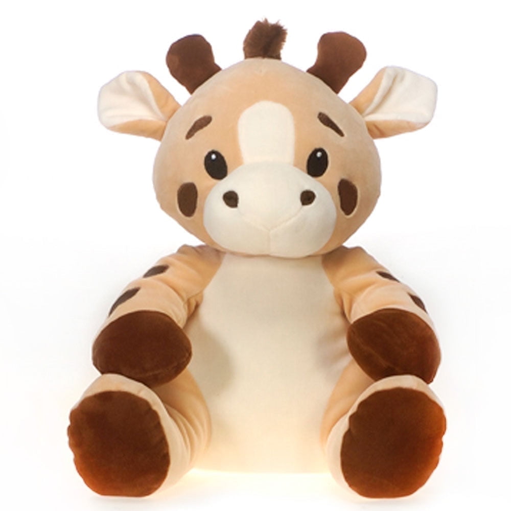 Plush Gear Huggy Huggables 12" Giraffe Plush – Soft Stuffed Animal Toy ...