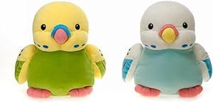 Huggy Huggables 12 inch Parakeet Plush Toy – Soft and Cuddly Stuffed ...