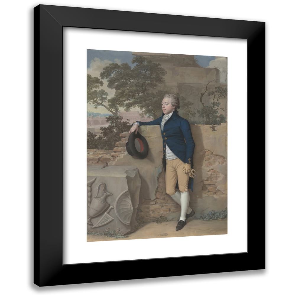 Hugh Douglas Hamilton 14x18 Black Modern Framed Museum Art Print Titled ...