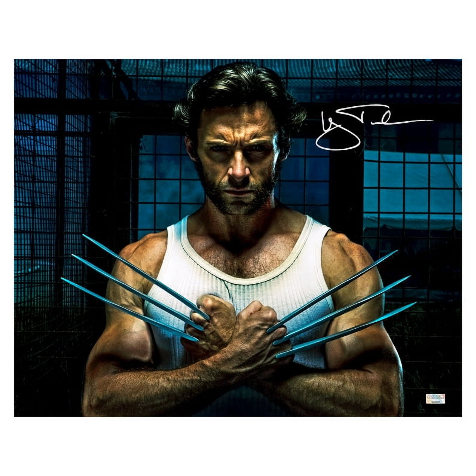 Hugh Jackman Autographed 2009 X-Men Origins: Wolverine Battle Ready ...