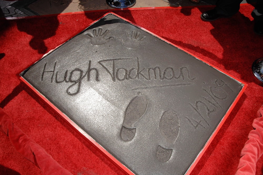 Hugh Jackman Hand And Footprints In Attendance For Hugh Jackman Hand ...