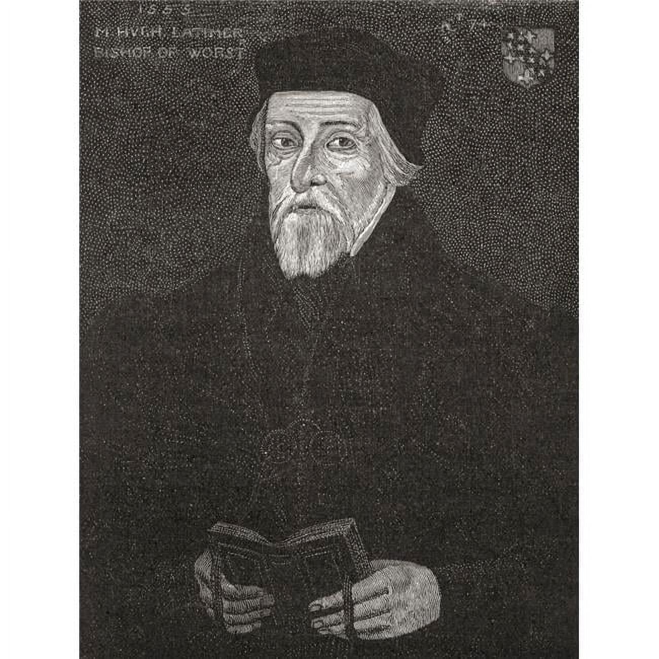 Hugh Latimer, C.1487 to 1555 Anglican Bishop & Martyr From The Book ...