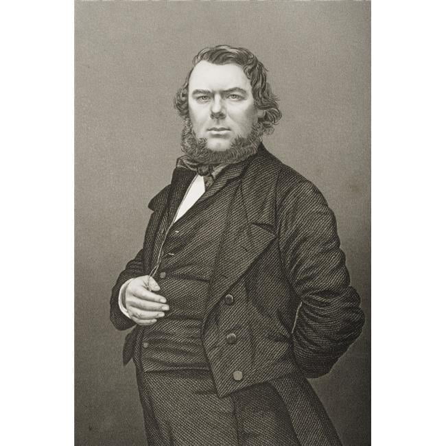 Hugh Stowell Brown 1823-1886. Reverend of Liverpool. Engraved by D. J ...