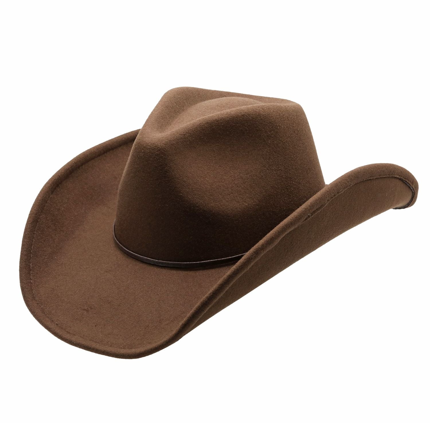 Hugh Ultra Poly Felt Western Drifter Hat - Walmart.com