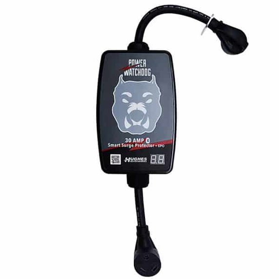 Hughes Auto 30A Smart Surge Protector with EPO, Bluetooth Connectivity ...