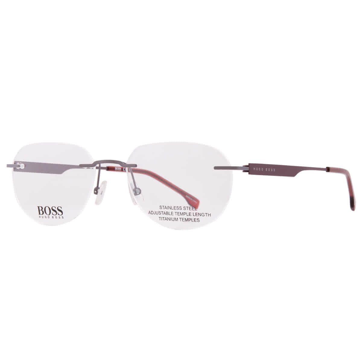 Hugo Boss Demo Oval Men's Eyeglasses BOSS 1265/B 0R3Z 54 - Walmart.com