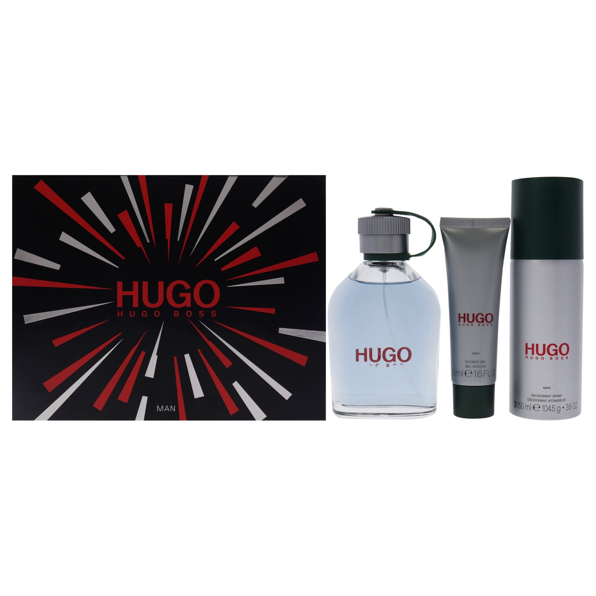 Hugo Boss Man by Hugo Boss for Men - 3 Pc Gift Set 4.2oz EDT Spray, 3 ...