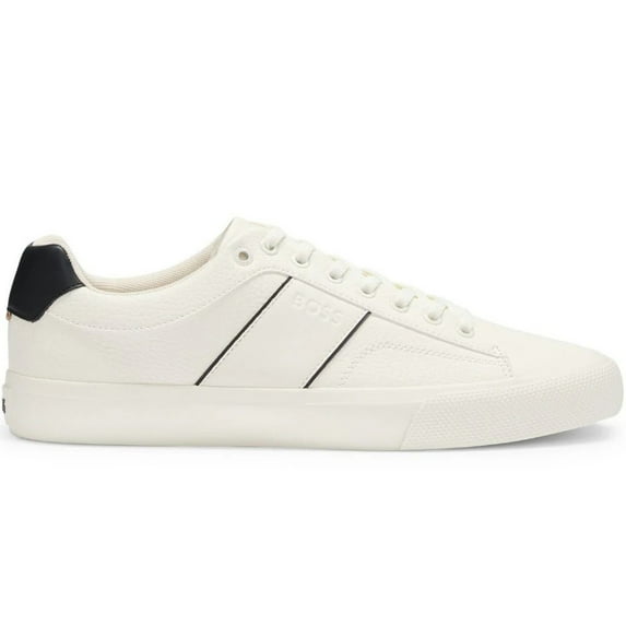 Hugo Boss Men's Aiden Low Top Tennis Sneaker, Natural Oat - Walmart.com