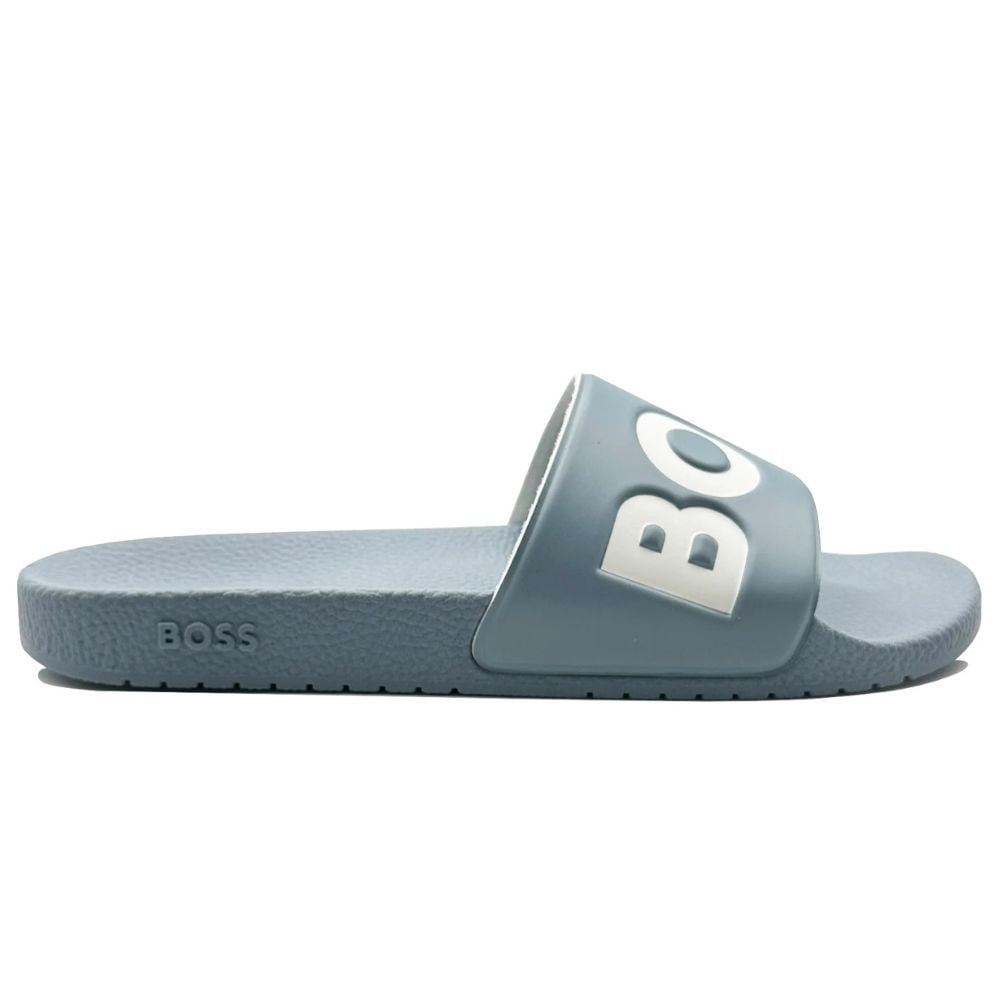 Hugo Boss Men's Aryeh Big Logo Pool Slides, Blue Eyes, 10 - Walmart.com