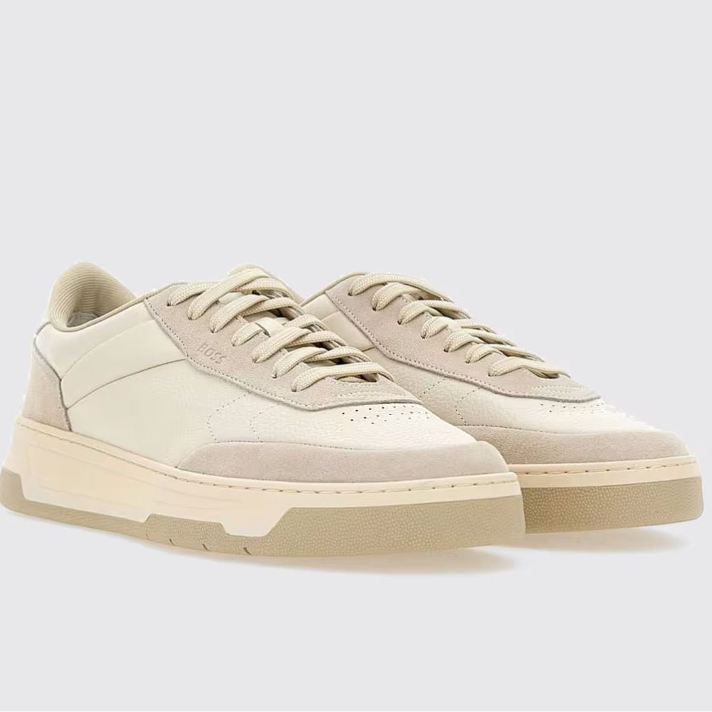 Hugo Boss Men's Baltimore Tennis Sneaker, Open White - Walmart.com