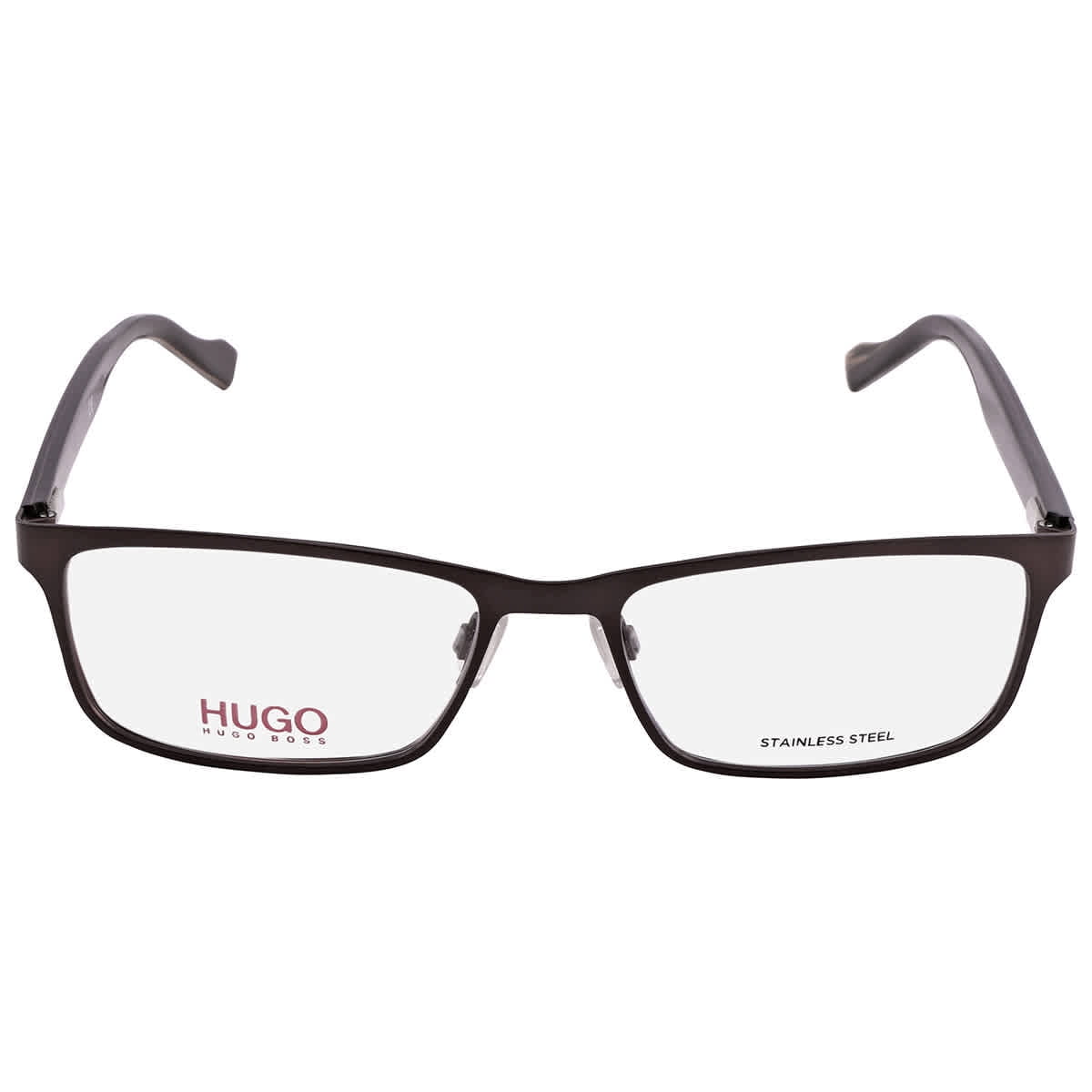 Hugo Boss Men's Brown Square Eyeglass Frames HG015104IN0055 - Walmart.com