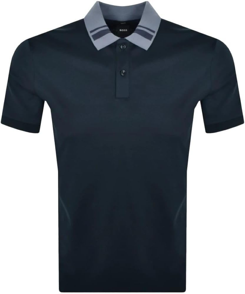 Hugo Boss Men's Phillipson 117 Short Sleeve Polo, Navy - Walmart.com