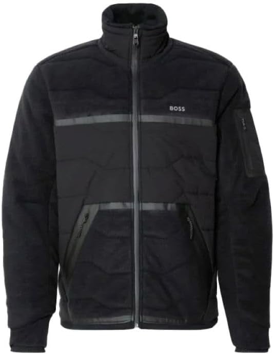 Hugo Boss Men's Snoozy Fleece Puffer Coat, Black - Walmart.com