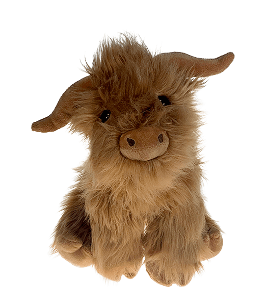 Hugo the Highland Cow Plush Toy Skin, DIY 8" Toy Kits with Hand ...