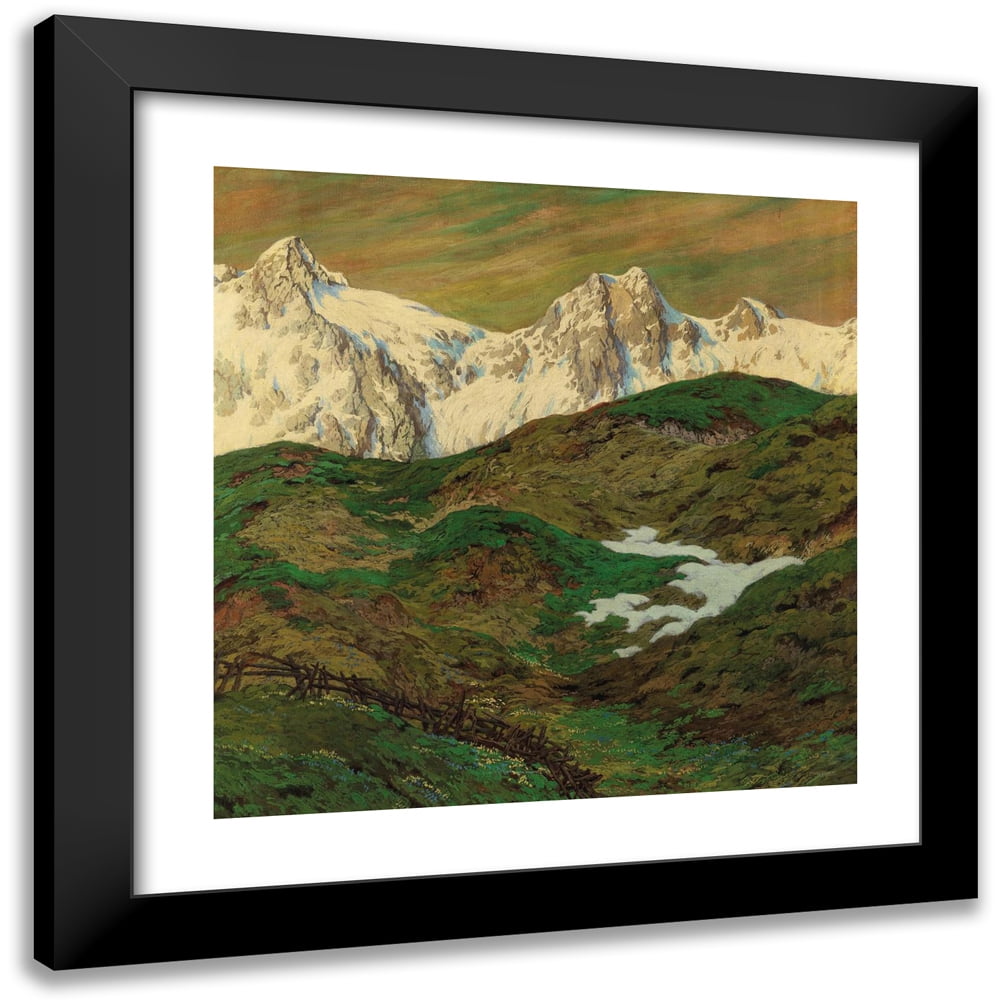 Hugo Hodiener 15x15 Black Modern Framed Museum Art Print Titled ...