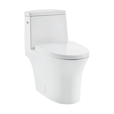 Virage One Piece Elongated Toilet with Touchless Retrofit Dual Flush 1. ...