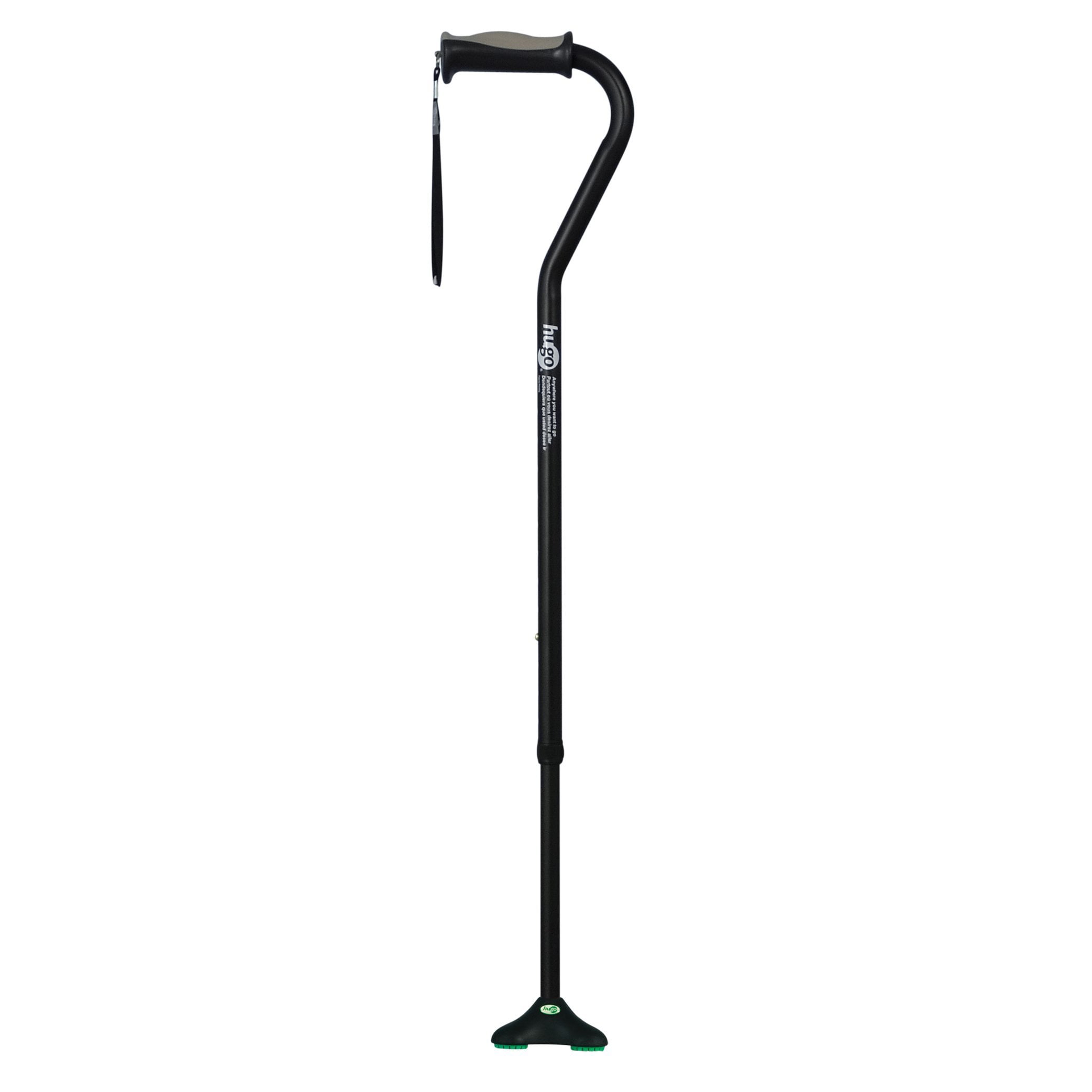 Hugo QuadPod Walking Cane with Ultra Stable Tip, Adjustable Height ...