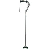 Hugo QuadPod Offset Cane with Ultra Stable Cane Tip, Smoke - Walmart.com