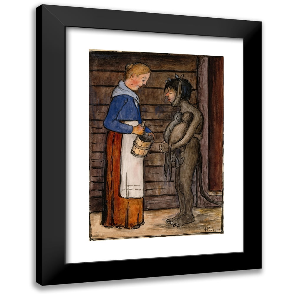 Hugo Simberg 11x14 Black Modern Framed Museum Art Print Titled - The ...