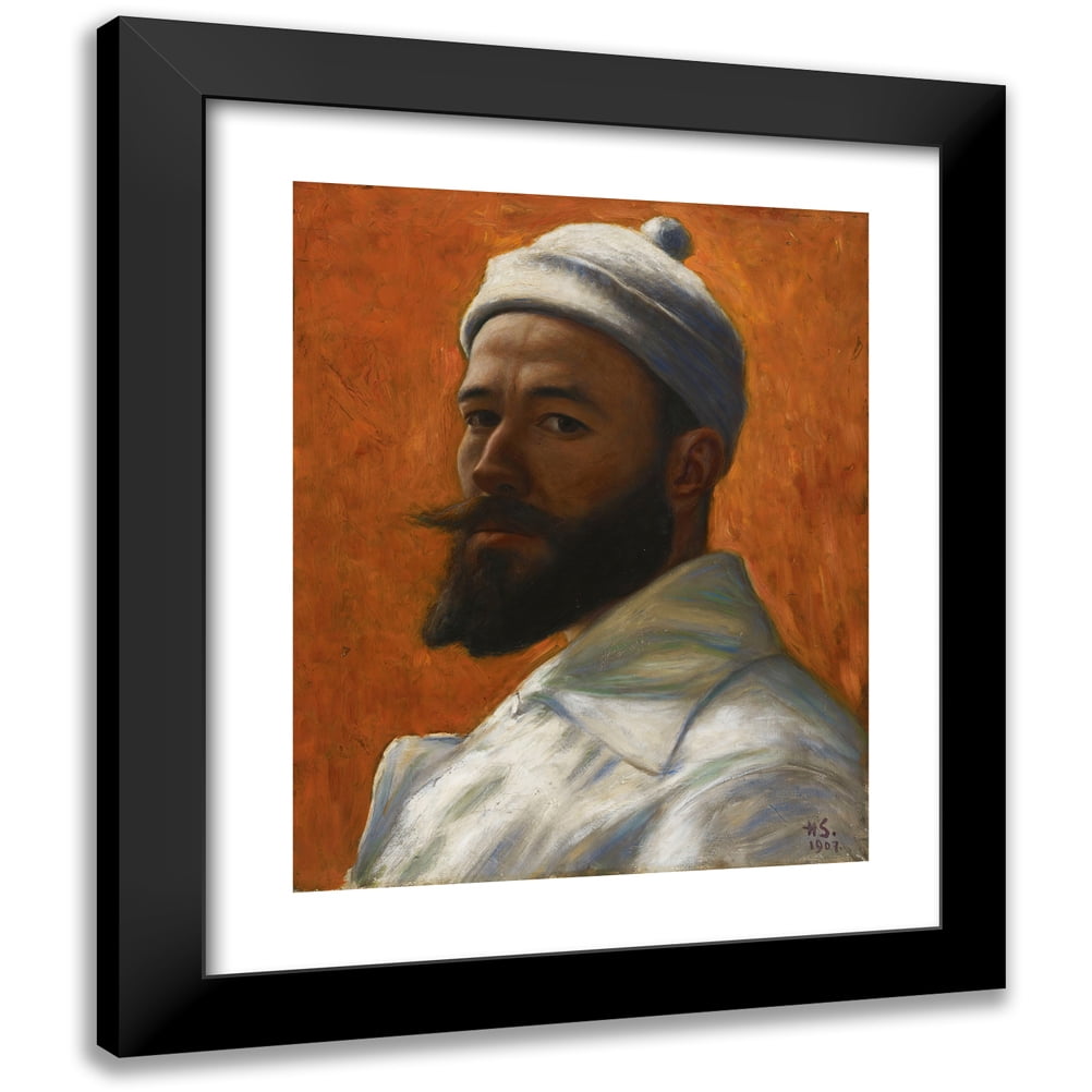 Hugo Simberg 15x18 Black Modern Framed Museum Art Print Titled - Self ...