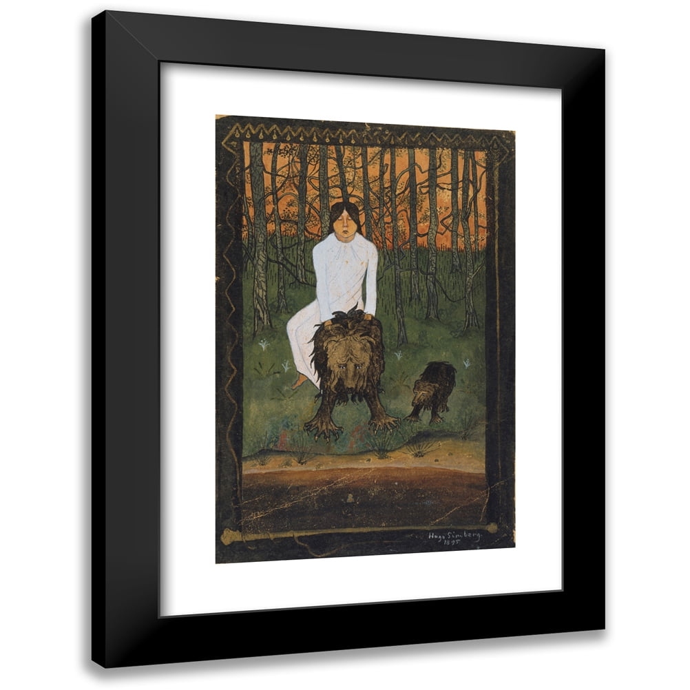 Hugo Simberg 17x24 Black Modern Framed Museum Art Print Titled - The ...
