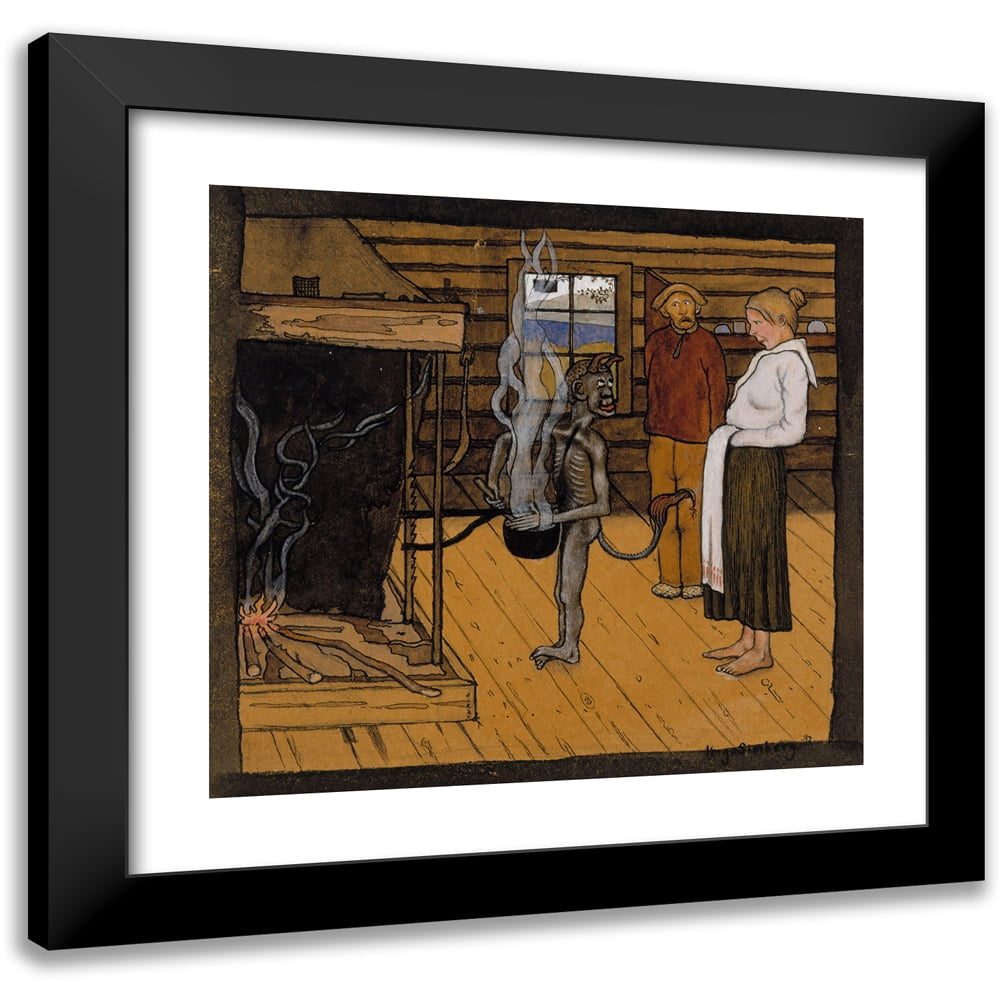 Hugo Simberg 21x20 Black Modern Framed Museum Art Print Titled - The ...