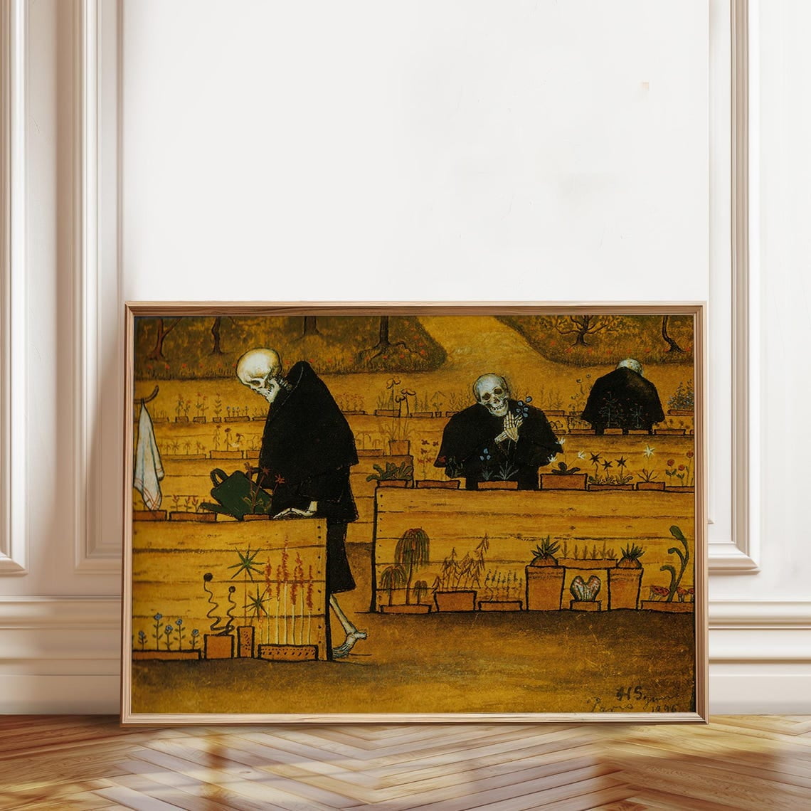 Hugo Simberg The Garden Of Death Painting 1896 Symbolist Painting Bring ...