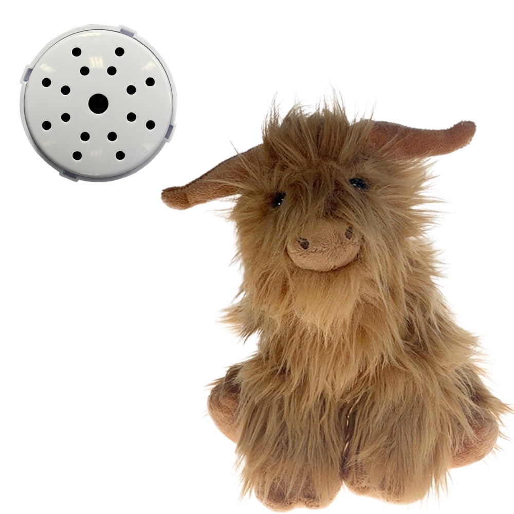 Hugo the Highland Cow 16 inch Stuffed Toy with Voice Recorder ...
