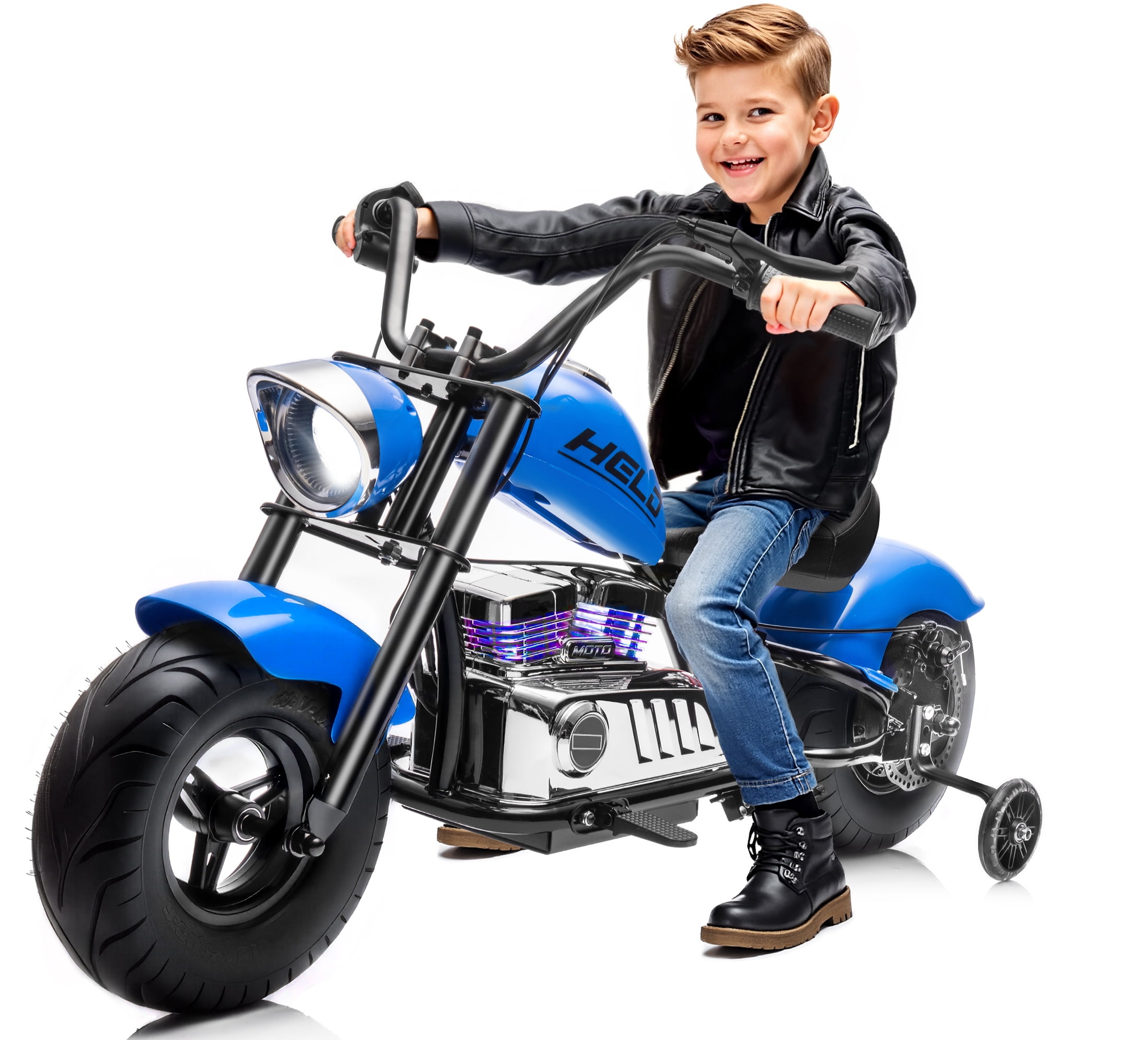 Hugrove 36V Ride on Toys Motorcycle, Electric Motorcycle with Hand ...